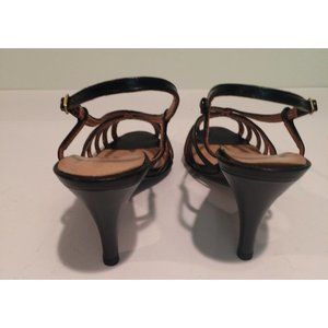 Pappagallo | Shoes | Pappagallo Black High Heel Leather Shoes 7m | Poshmark